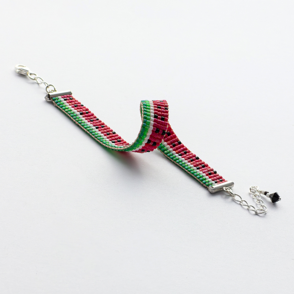 Handmade Palestinian Tatreez Beaded Bracelets UK | Asherah Jewellery